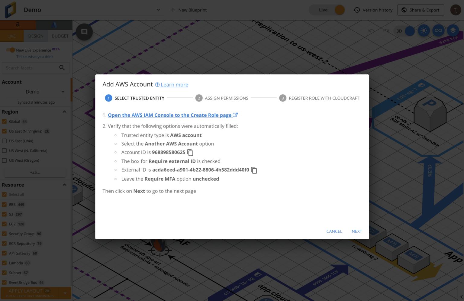 Cloudcraft launches a new filtering experience